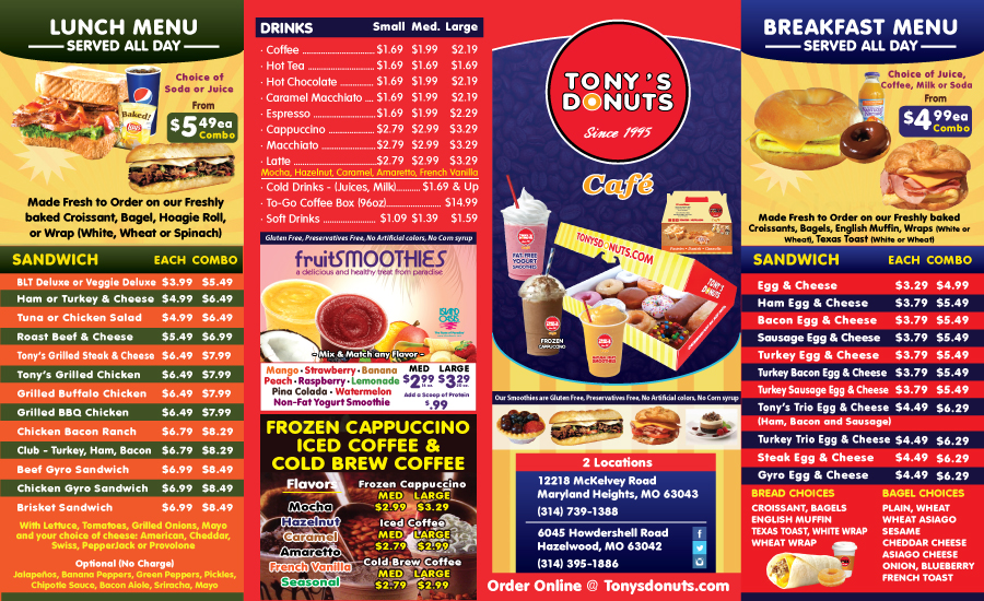 Welcome to Tony's Donuts