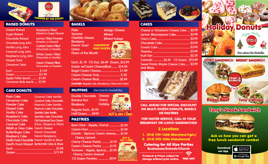 Our Menu